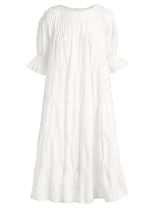 Merlette Paradis Midi Dress - White