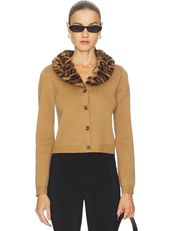 Central Park West Gia Sweater - Leopard Combo