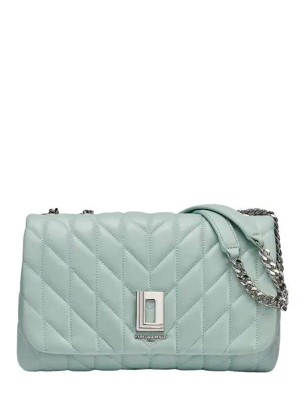 Karl Lagerfeld Paris Lafayette Quilted Shoulder Bag - Fresh Mint