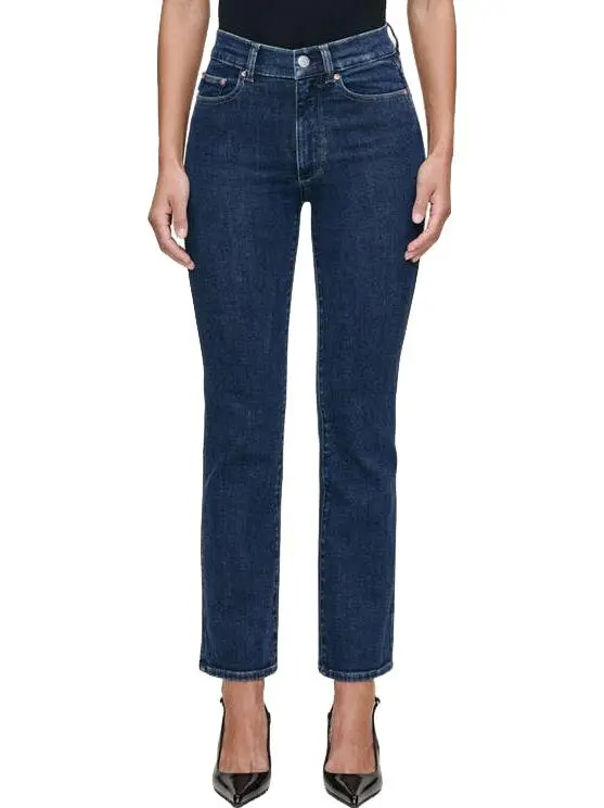 DL1961 Halle Straight Instasculpt™ High-rise Jeans - Lake House
