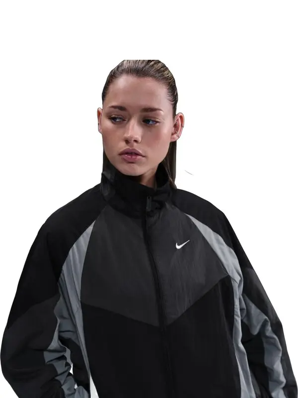 Nike Sportswear Oversized Track Jacket - Black