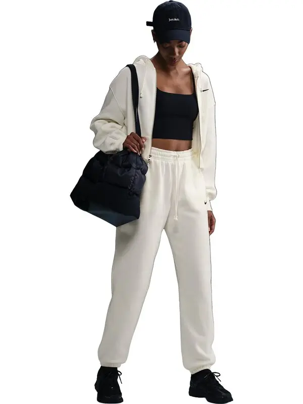 Nike Sportswear Phoenix Fleece High-waisted Oversized Sweatpants - White