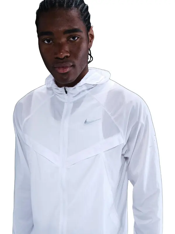 Nike Stride Repel Uv Running Jacket - White
