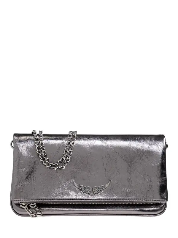 Zadig&Voltaire Rock Vintage Clutch - Silver