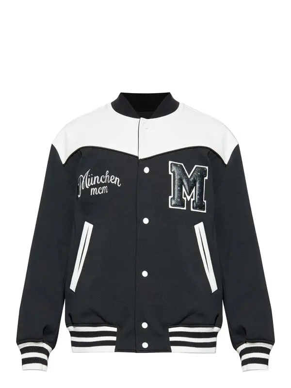 Mcm Logo Jacket - Black