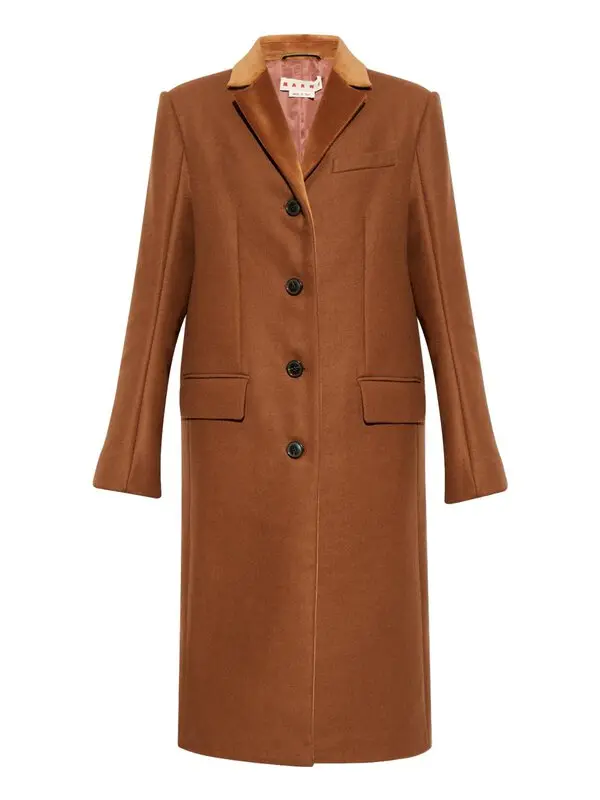 Marni Wool Coat - Brown