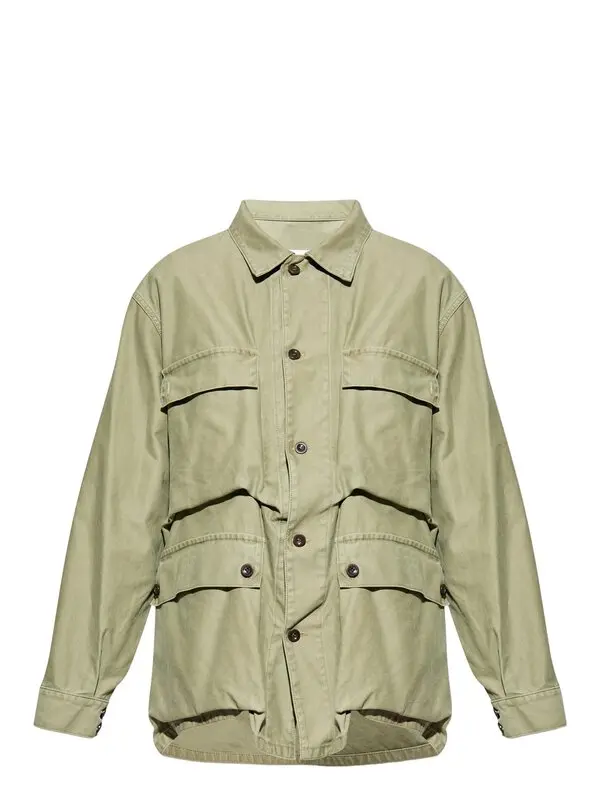 MAISON MARGIELA Cotton Jacket With Pockets - Green