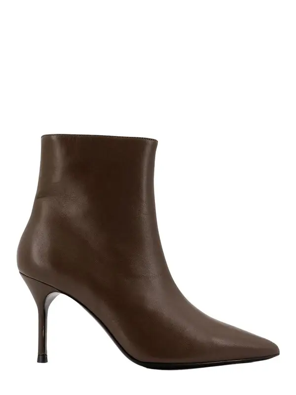 Staud Sebastian Leather Boots - Brown