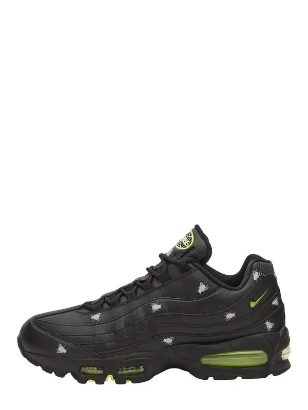 Nike Air Max 95 Prm Sneakers - Black/neon Yellow/metalic Dark Grey