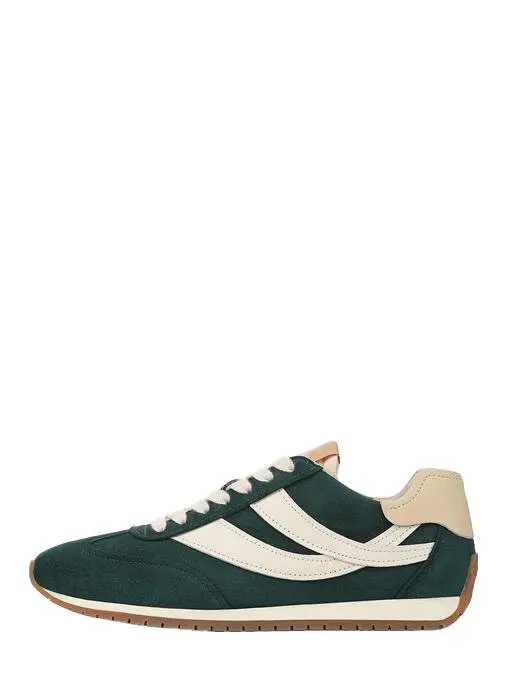 Vince Oasis Suede & Leather Runner Sneaker - Green