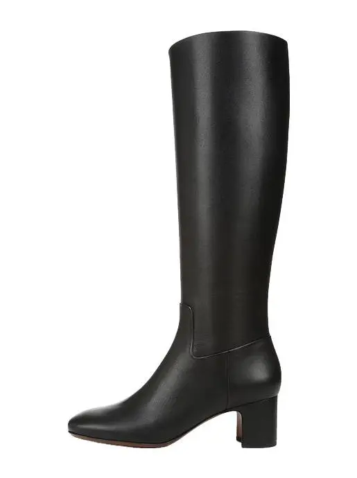 Vince Kellan Leather Knee Boots - Black
