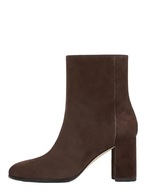 Vince Elora Suede Ankle Boots - Brown