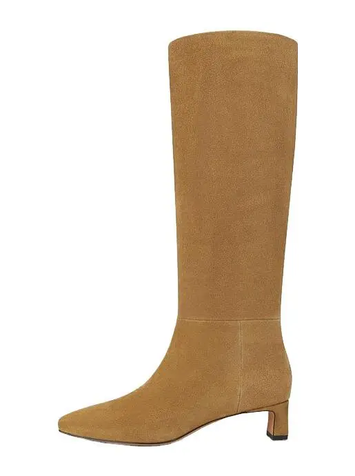 Vince Harlan Suede Knee Boot - Red