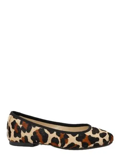 MENINA STEP Sandrine Cheetah Flats - Black