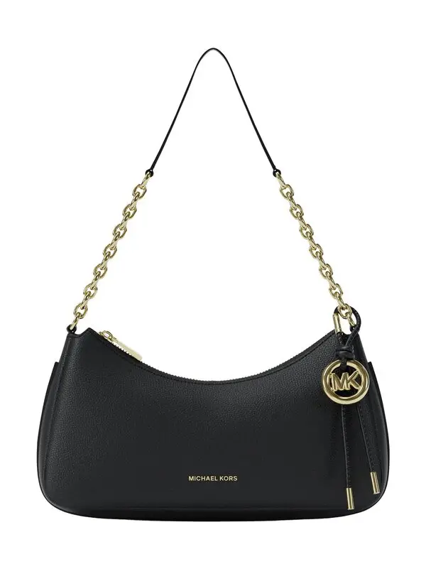 Michael Kors Nolita Medium Pebbled Leather Pochette - Black
