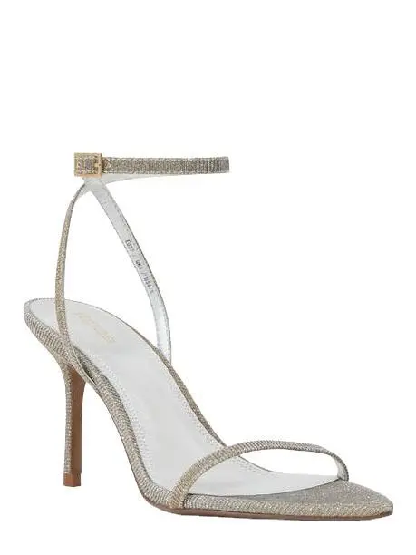 REISS Pointed Toe Stiletto Sandals - Silver