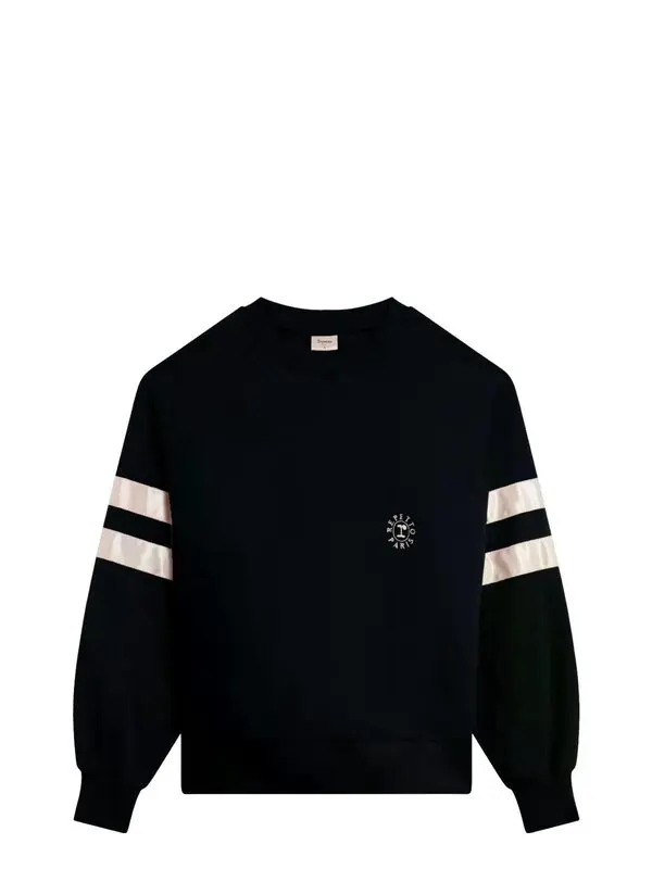 Repetto Satin-ribbon-detail Sweatshirt - Black