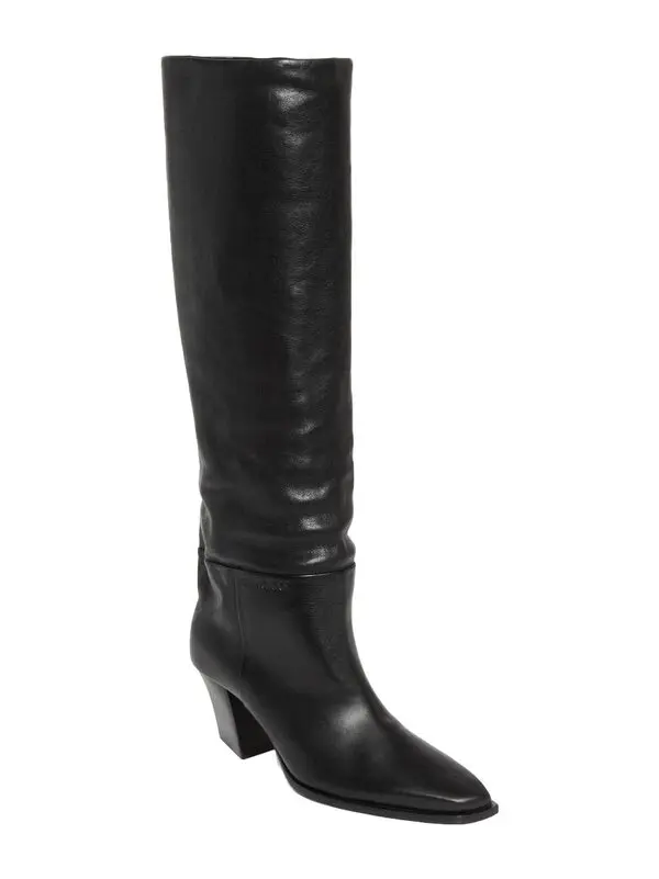 JIMMY CHOO Hart Knee-high Boots - Black