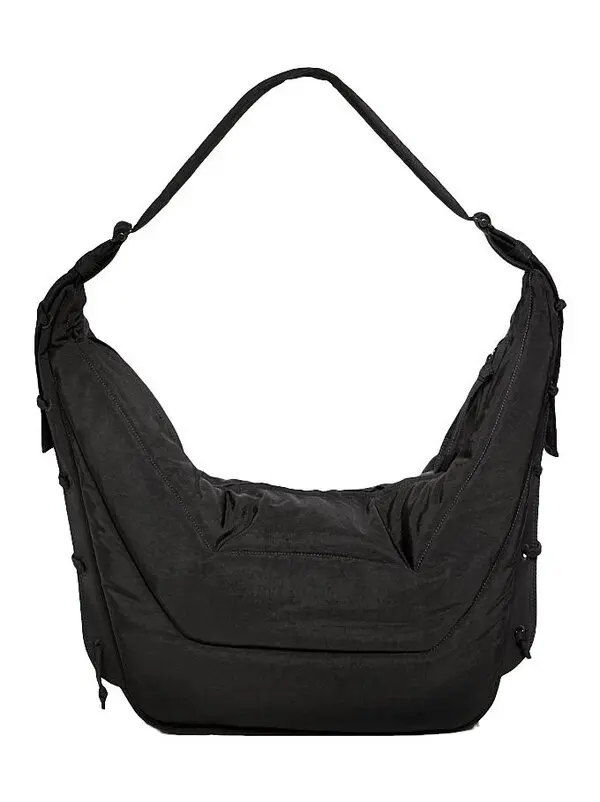 LEMAIRE Large Soft Game Bag - Dark Chocolate