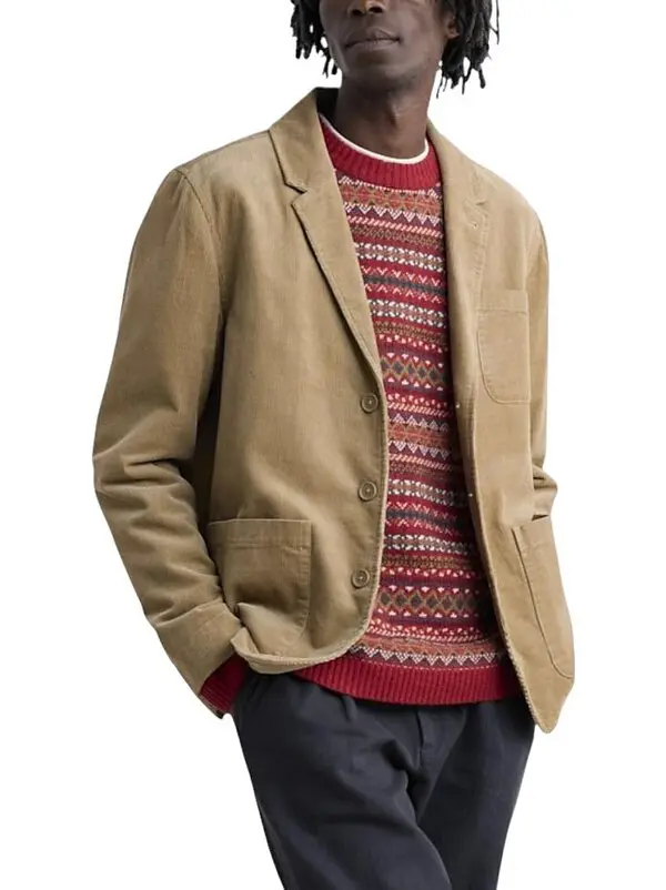 SEASALT CORNWALL Plantsman Blazer - Dark Wheat