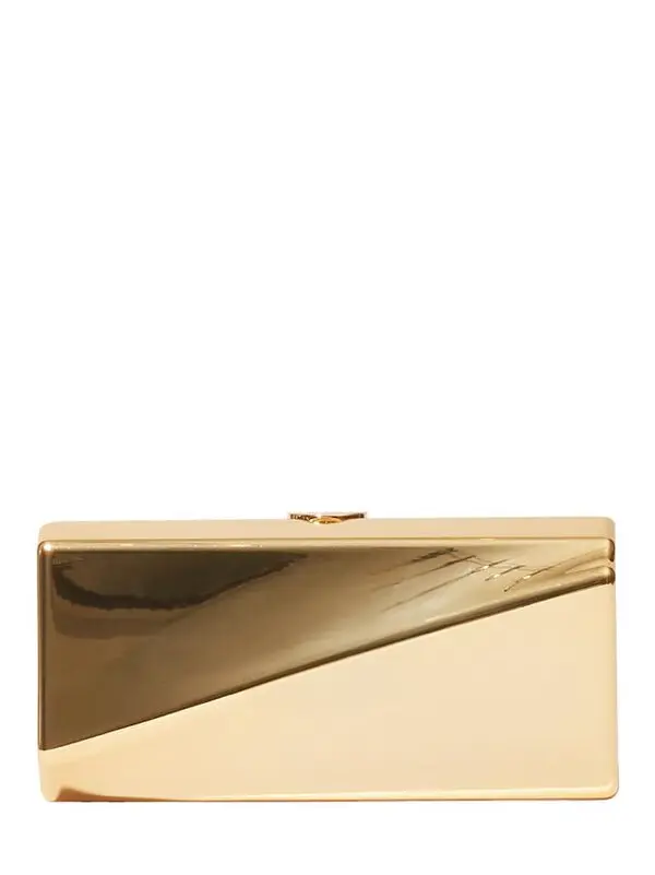 Simkhai Ripple Metal Clutch - Gold
