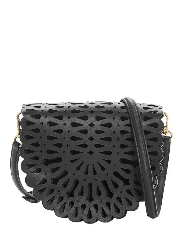 Simkhai Mccall Laser-cut Leather Clutch - Black