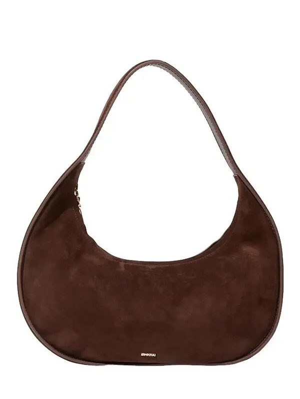 Simkhai Finn Suede Hobo Bag - Cacao