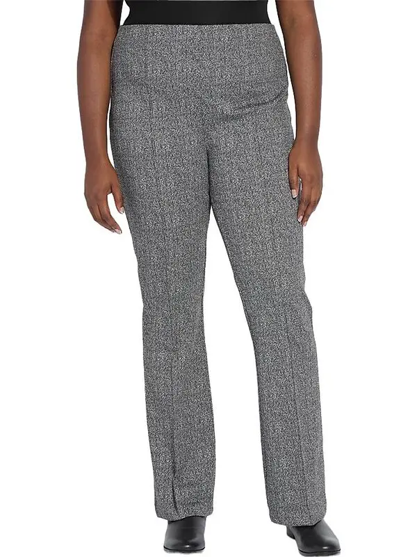 Lyssé Elysse Wide Leg Printed Pants - Smokey Salt Peper