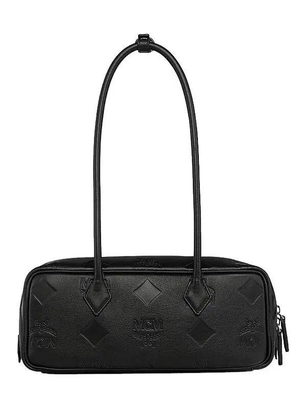 Mcm Aren Shoulder Bag - Black