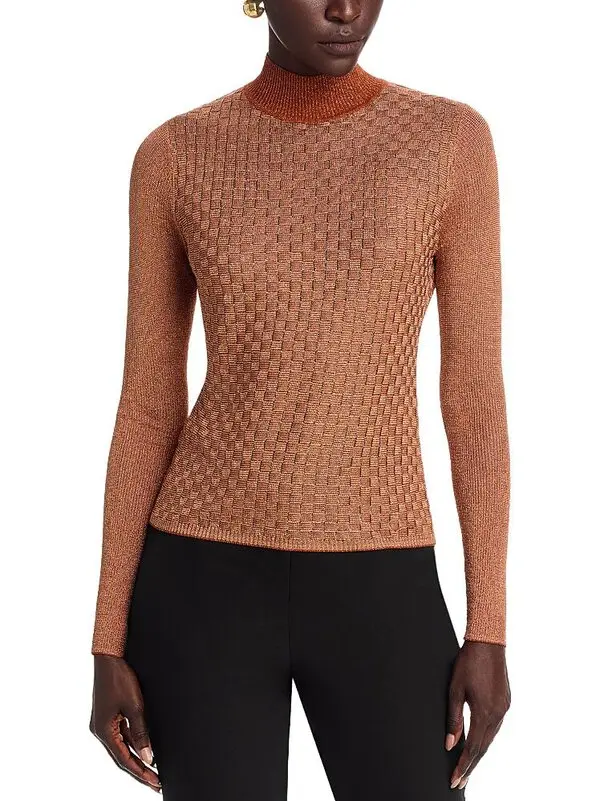 TOCCIN Ruth Classic Turtleneck Sweater - Ginger
