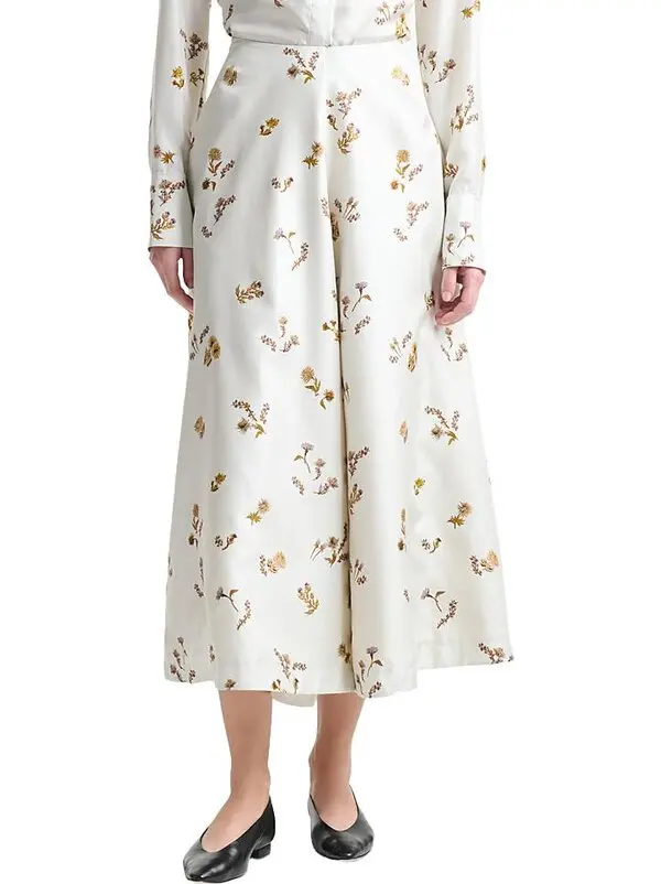 Altuzarra Varda Silk Skirt - Macadamia