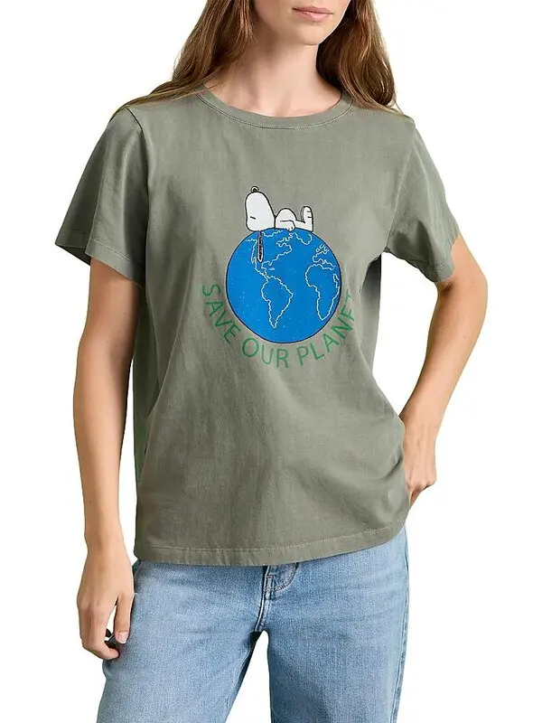 Sanctuary Save Our Planet Tee - Dark Spruce