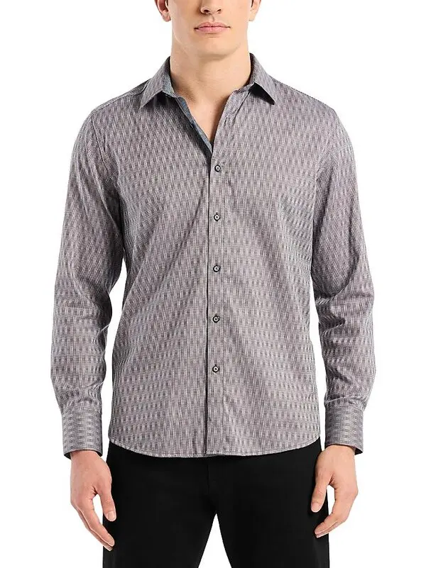 Robert Graham Akron Long Sleeve Woven Shirt - Brown