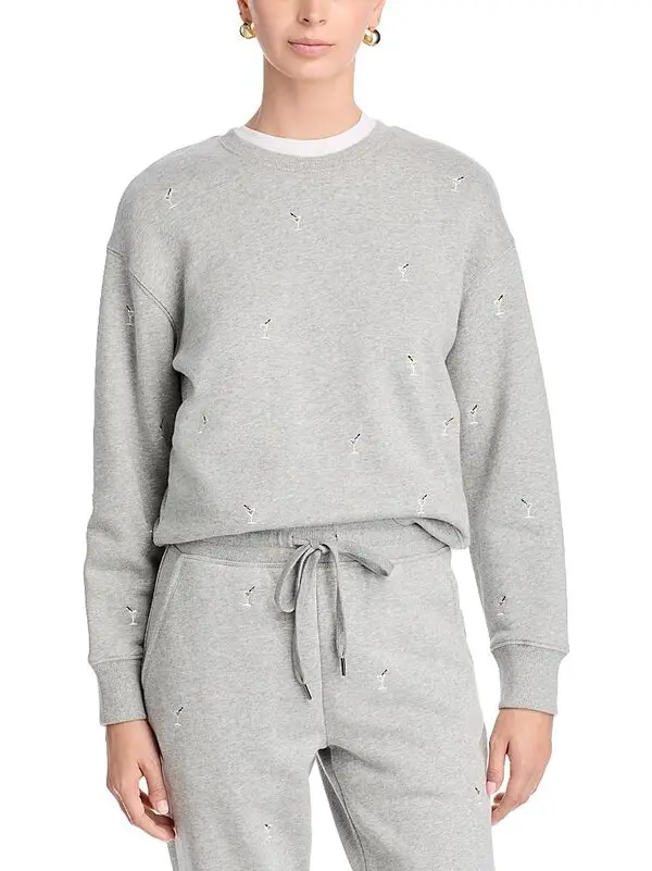 Rails Ramona Embroidered Sweatshirt - Heather Grey