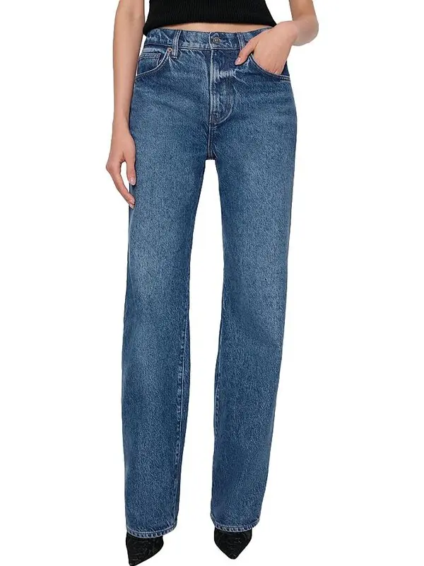 REFORMATION Val 90s High Rise Straight Leg Jeans - Pelican