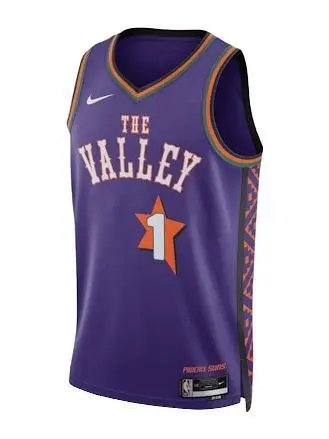 Nike Devin Booker Phoenix Suns 2024 Drifit Jersey - Purple