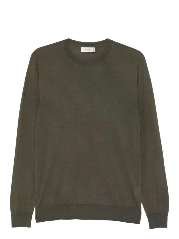 FERRANTE Crew-neck Sweater - Brown