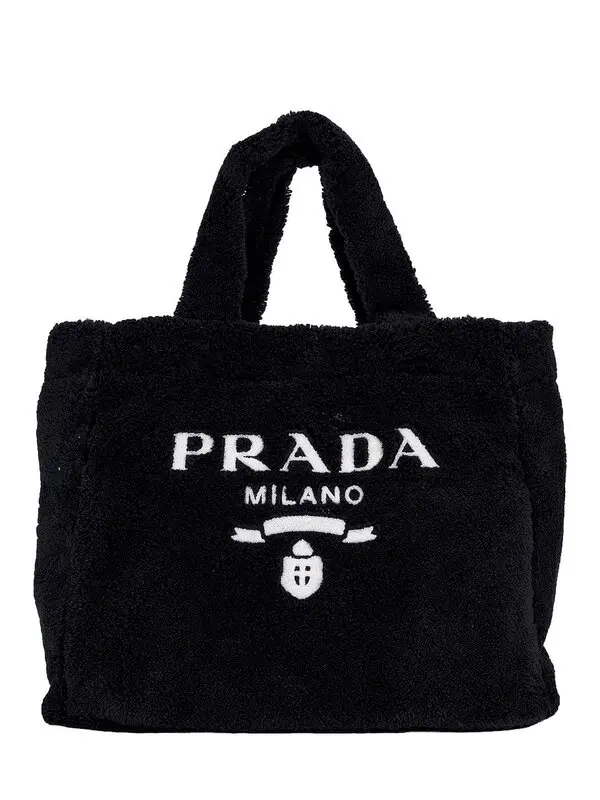 Prada Terry Tote Bag - Black