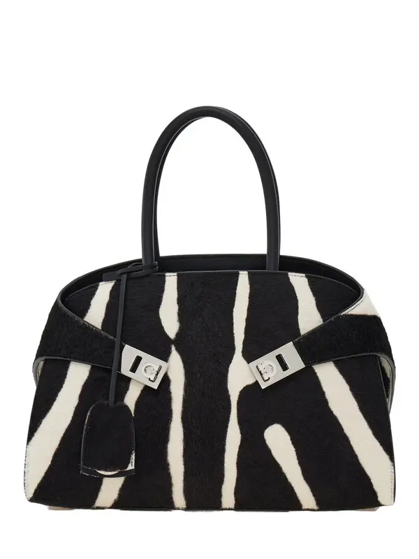 FERRAGAMO Hug Handbag - Black