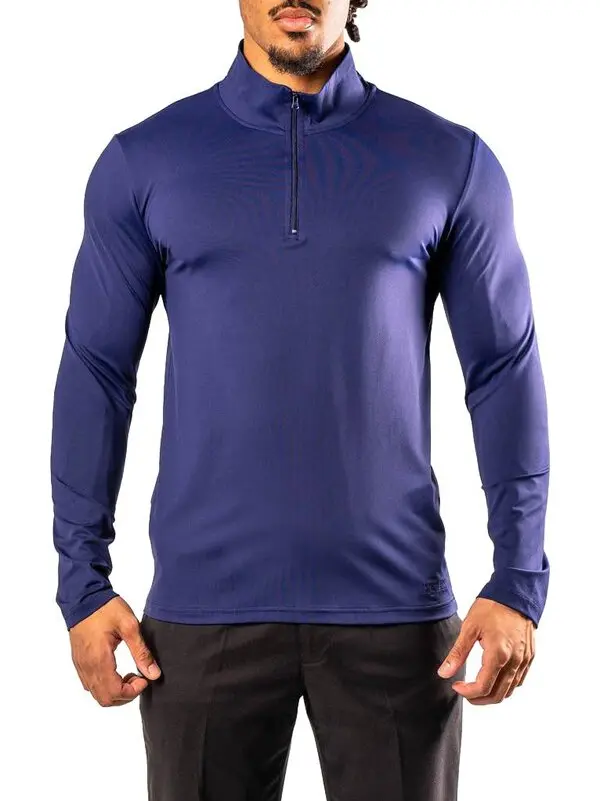 MACEOO Mare49 Quarter Zip - Blue
