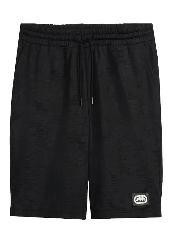 ECKO UNLTD. Lace Mesh Shorts - Black