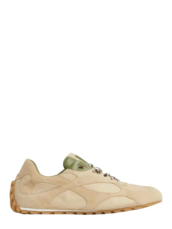 BOTTEGA  VENETA Orbit Flash Lace-up Sneakers - Tufo/matcha