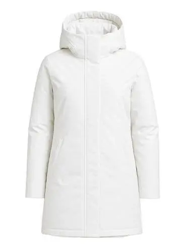 QUARTZ CO. Genia Ca Hooded Down Jacket - Ivory
