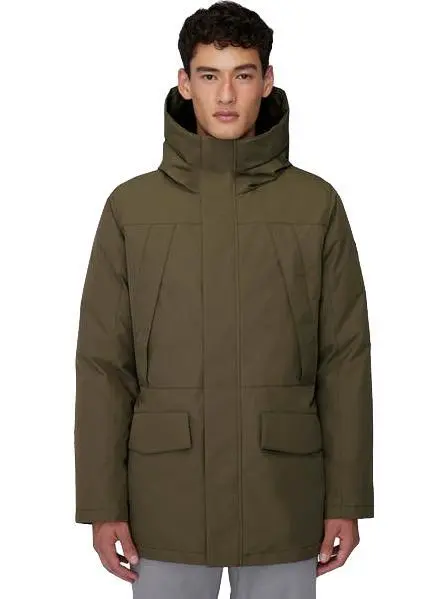 QUARTZ CO. Grant Hooded Down Jacket - Sage