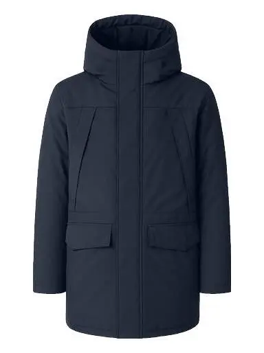 QUARTZ CO. Grant Hooded Down Jacket - True Navy