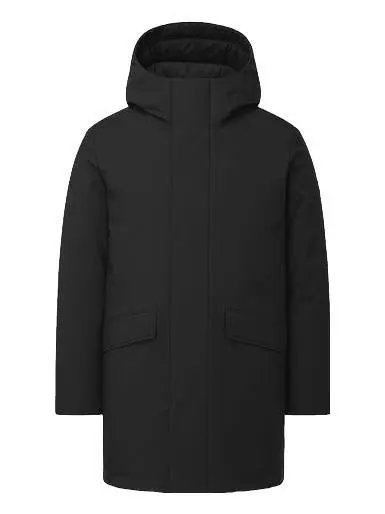 QUARTZ CO. Champlain Ca Hooded Down Jacket - Black