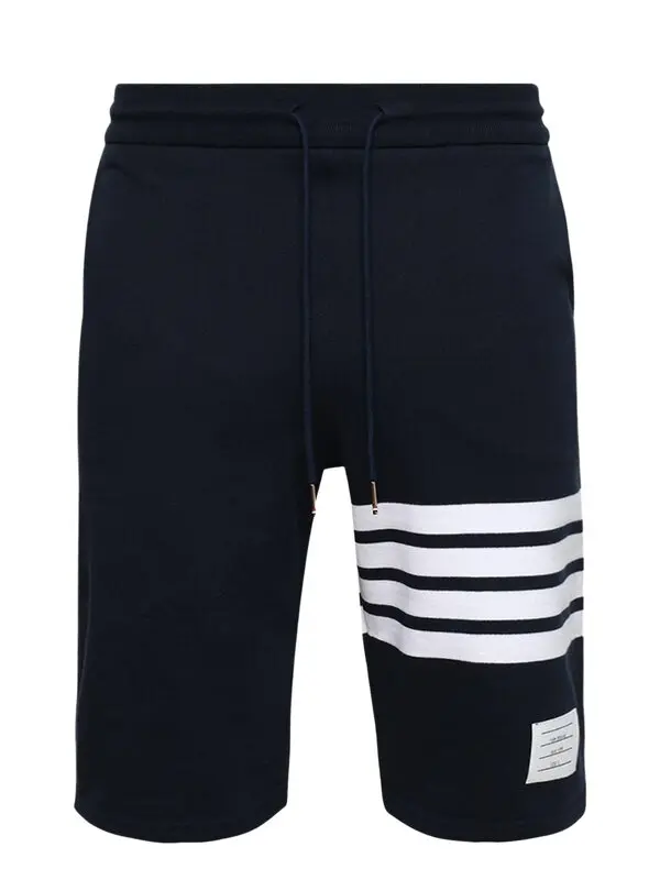 Thom Browne Classic Bar Sweatshorts - Blue