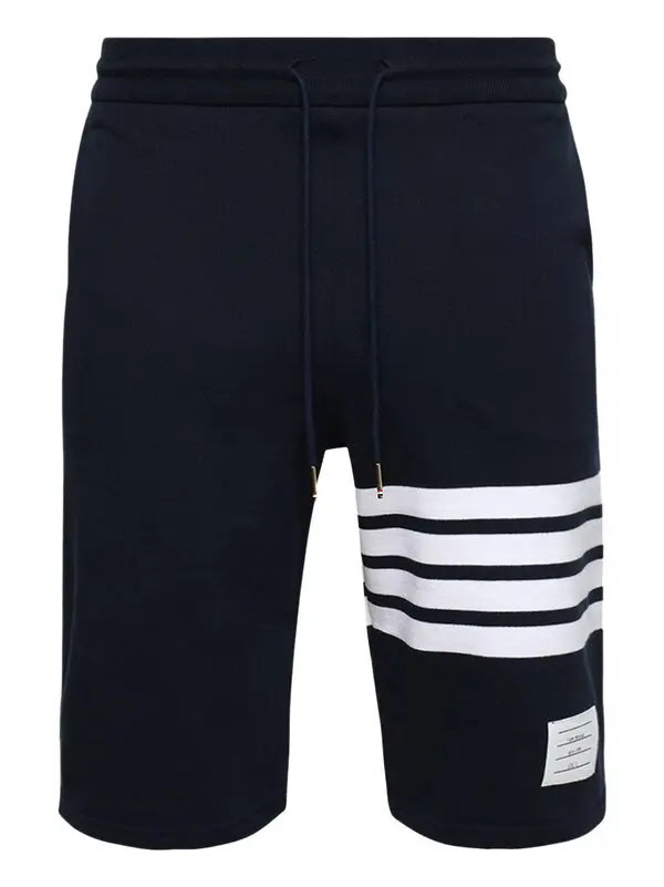 Thom Browne Classic Bar Sweatshorts - Blue