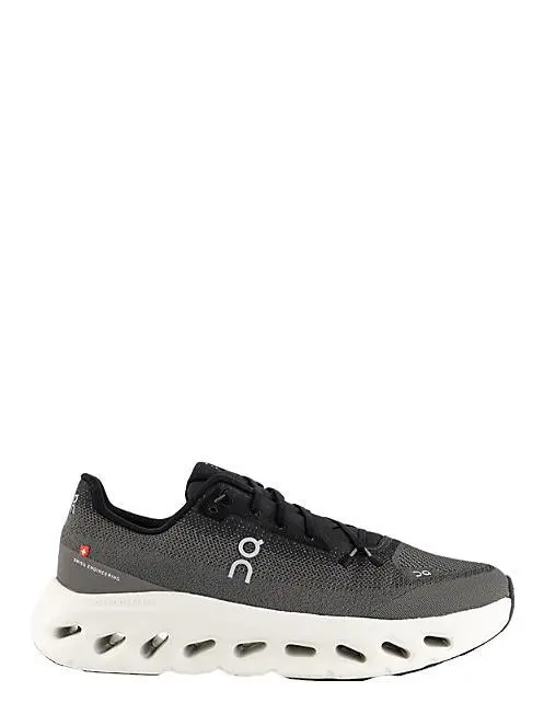 On Cloudtilt Woven Trainers - Black Asphalt