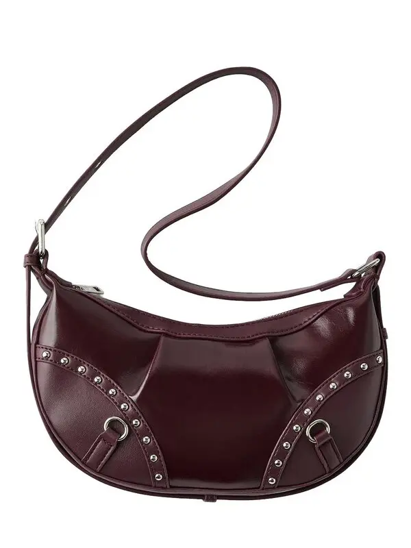 COTTON ON Noa Studded Crossbody Bag - Blackberry Belle